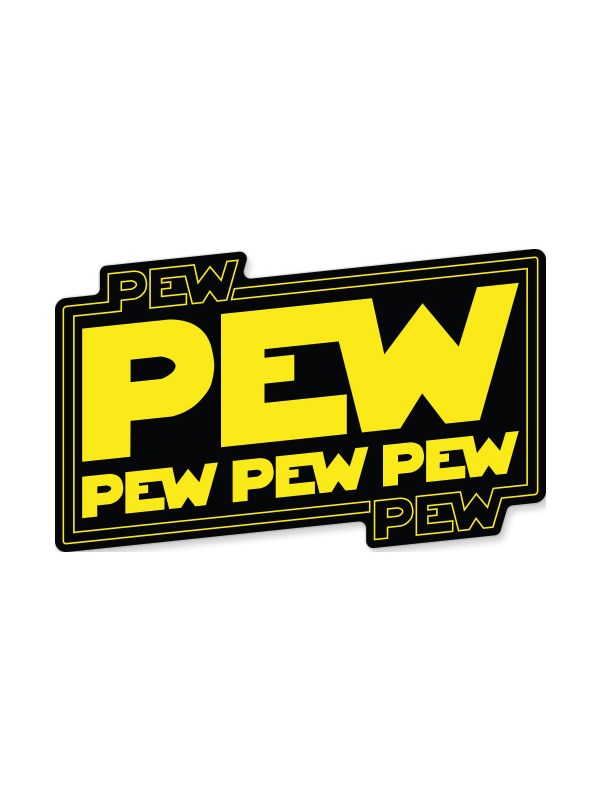 Pew Pew Pew | Sticker | Redwolf Pew Pew Pew | Sticker | Redwolf